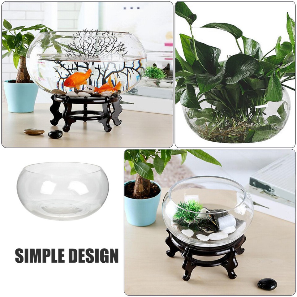Transparent Fish Bowl Glass Fish Bowl Desktop Small Fish Bowl ...