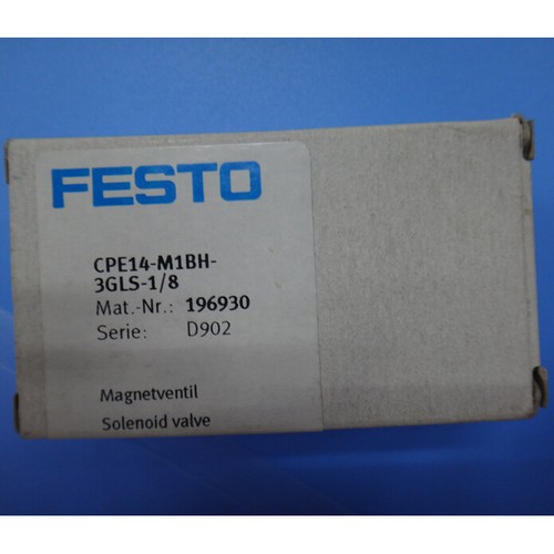 1PC New Festo CPE14-M1BH-3GLS-1/8 196930 Solenoid Valve Expedited ...