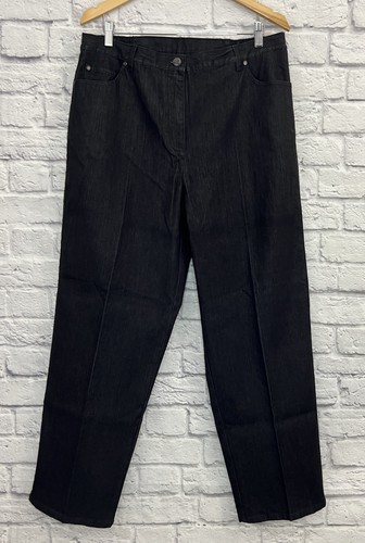 RUBY RD. WOMEN'S BLACK STRAIGHT LEG JEANS SIZE 16W | eBay