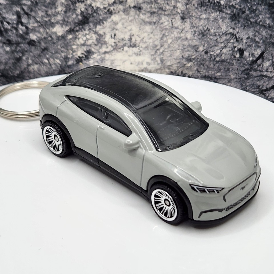 2021 Ford Mustang Mach E Gray Custom 1/64 Scale Diecast Model 🎁 AWESOME ...