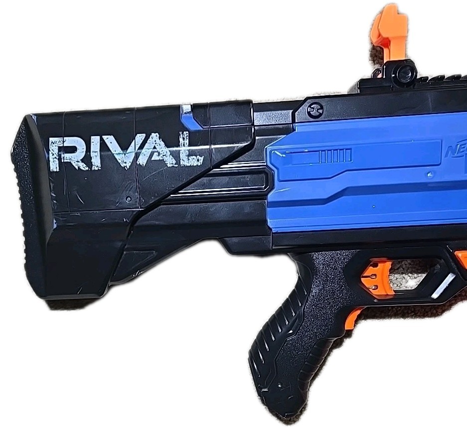 Nerf Blue Rival Electric Gun Blaster Khaos MXVI-4000 W/ Magazine | eBay