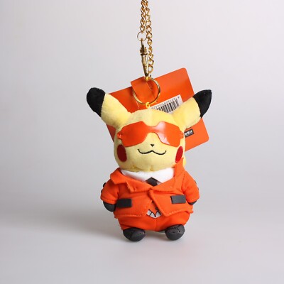 Pokemon Center SECRET TEAMS Team Flare Pikachu Plush Toys Doll Key ...