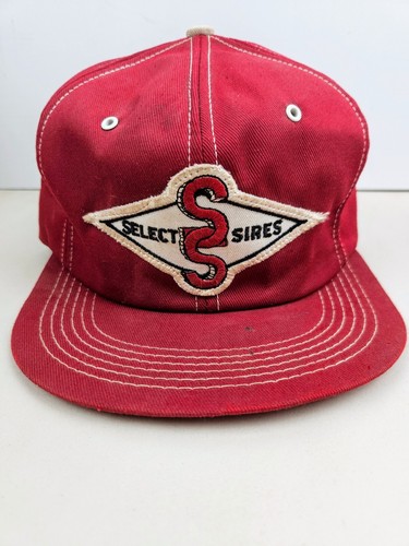 Vintage USA MADE K Products SS Select Sires Farm Patch Trucker Hat ...