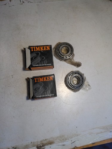 2 of Timken M12649 Taper Roller Bearing Cone &Cup 1 USA made & 1 MEXICO ...