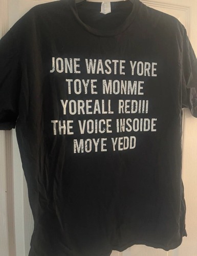 Blink 182 T Shirt I Miss You Lyrics Joke Pop Punk Rock Band Merch Tee ...