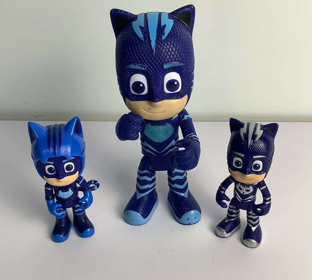 PJ Mask lot of 3 Catboy Figures Including one 6” Talking Figure | eBay