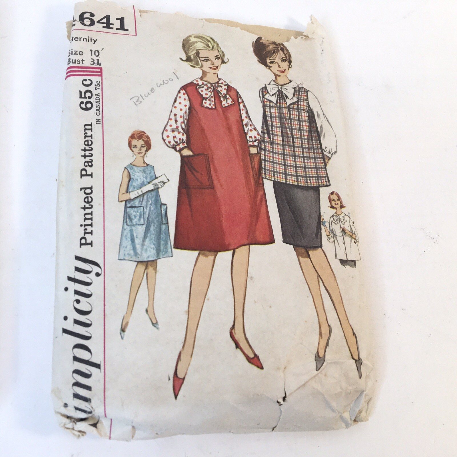 Vtg 1960s 70s DRESS Pants Sewing Patterns Simplicity 4641 McCalls 7259 ...