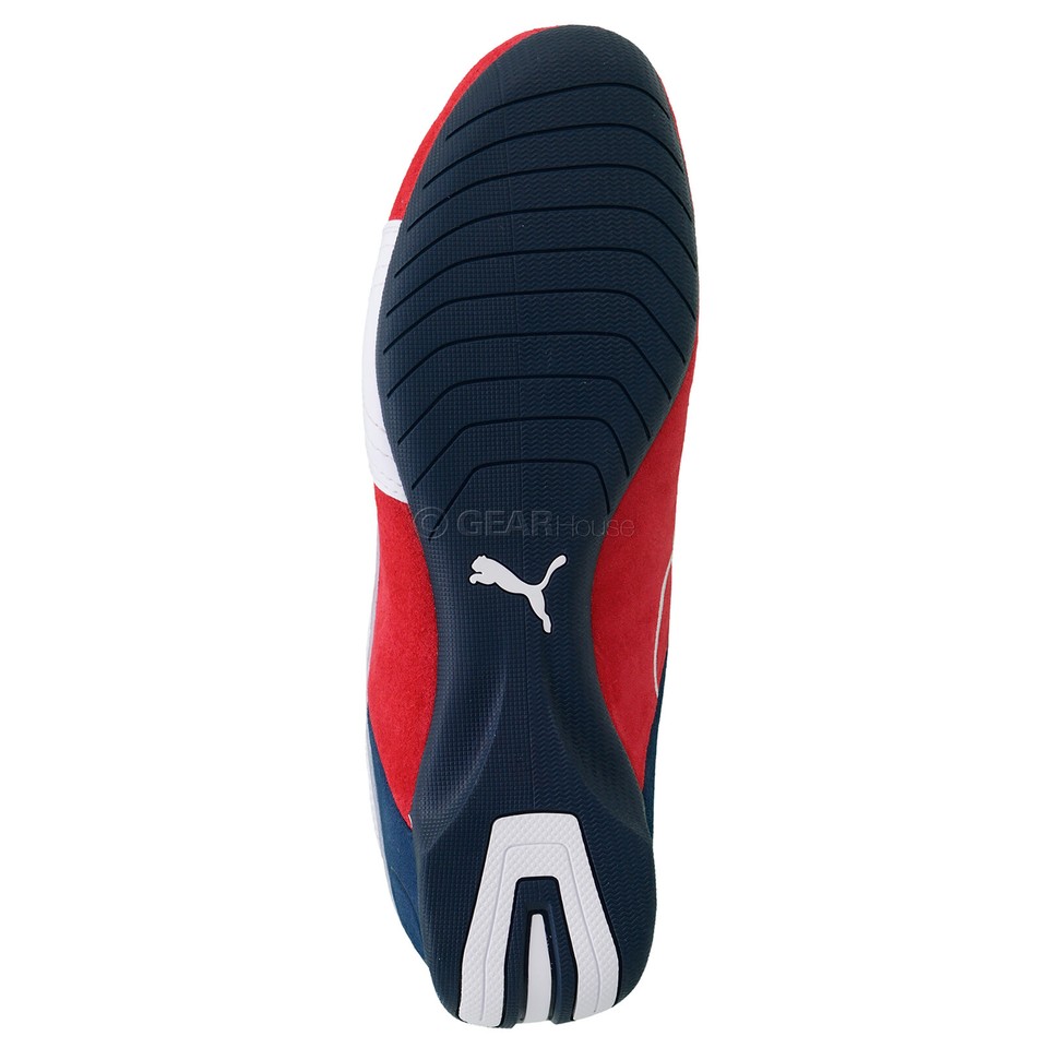 PUMA x SPARCO Future Cat OG Mens Suede Driving Shoes, Red Blue, Size 11 ...