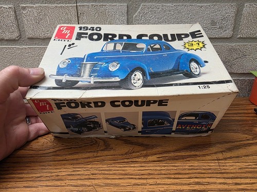 1940 Ford coupe very old model kit open and started | eBay