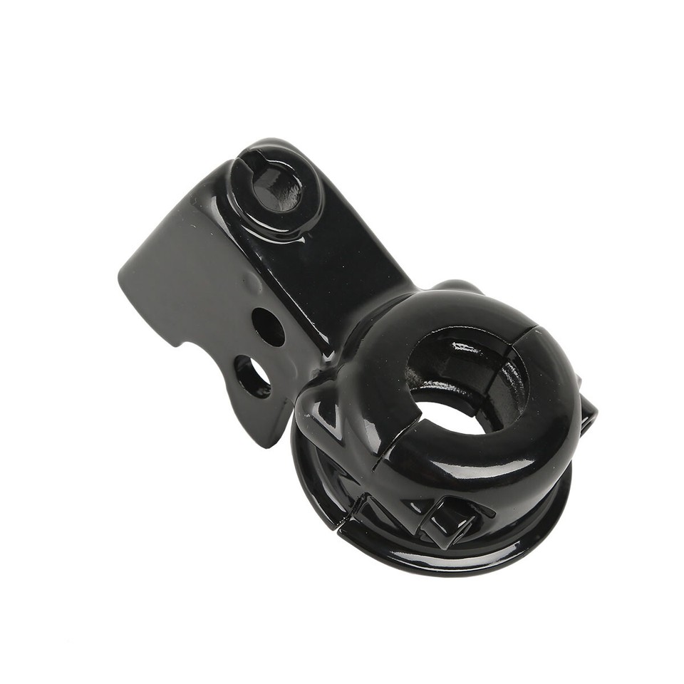 Black Clutch Lever Mount Bracket Perch Fit For Harley Touring Electra ...