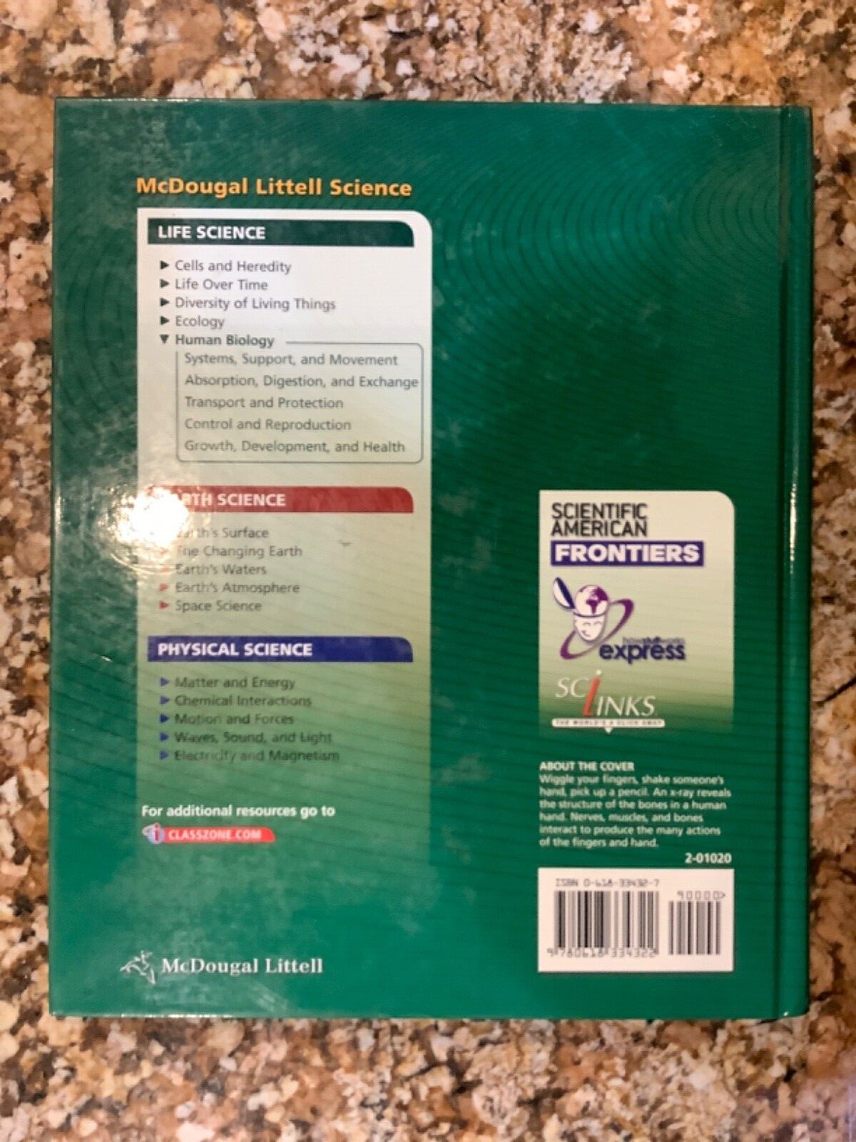 McDougal Littell Science Human Biology Teacher's Edition 9780618334322 ...