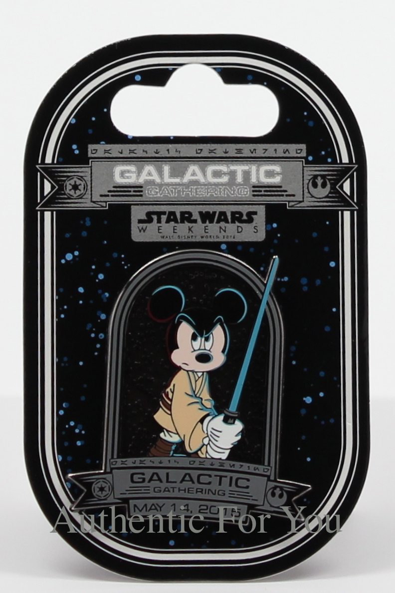 NEW Disney Star Wars Weekends 2015 Galactic Gathering Jedi Mickey Mouse ...