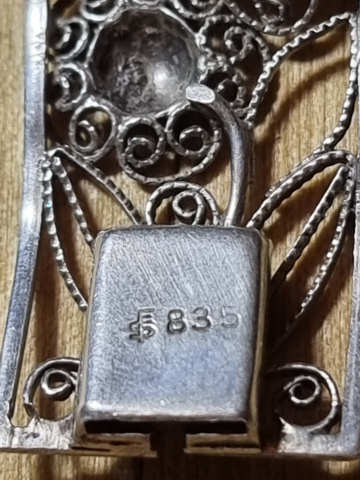 835 Silber Punze FS Franz Scheuerle Armband Handarbeit Filigran ...