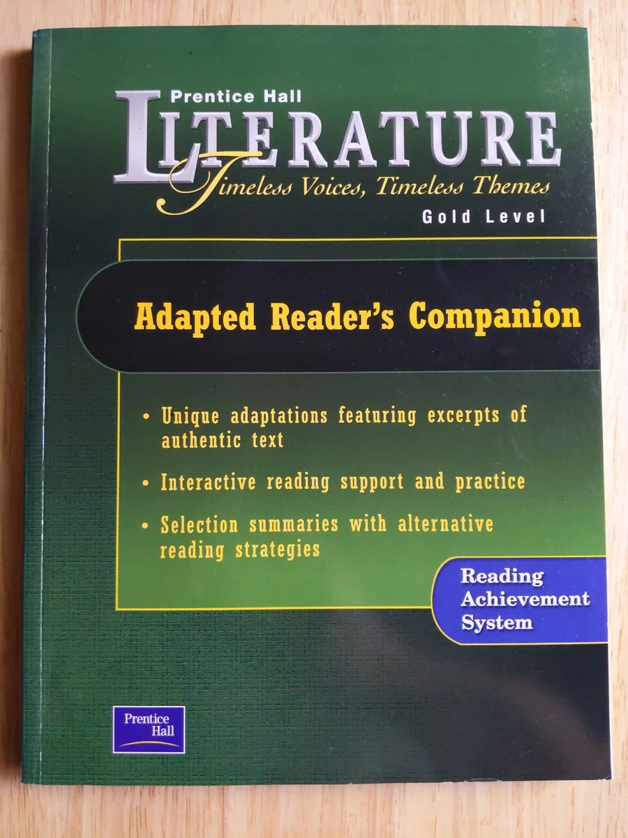 English Literature Textbook Prentice Hall