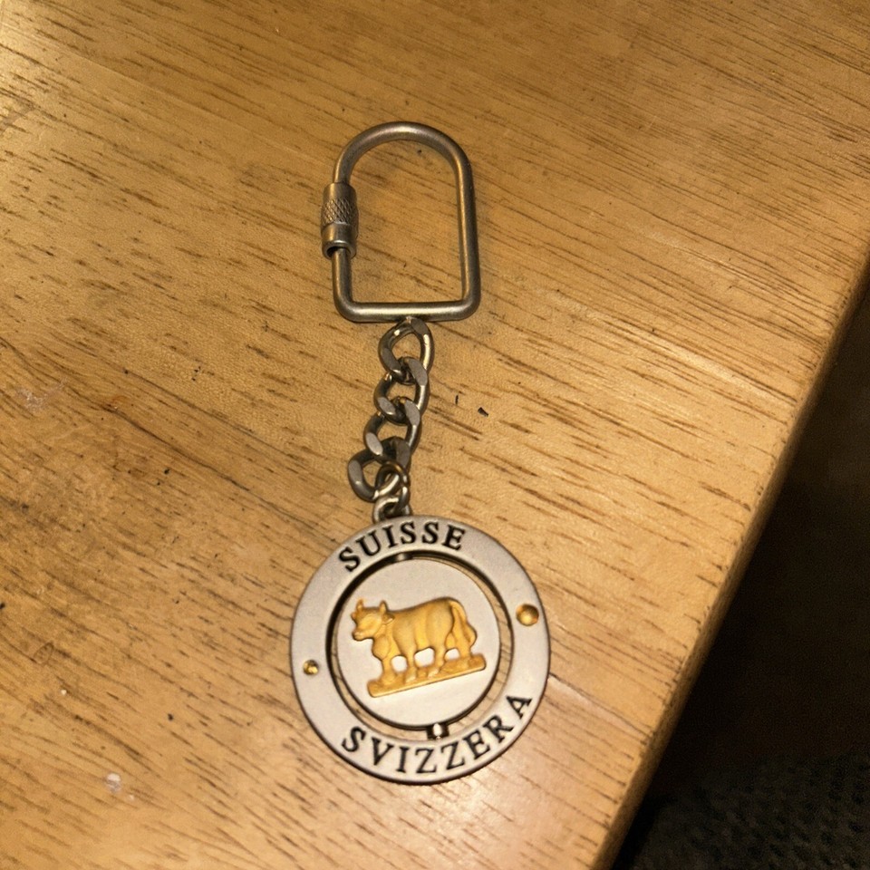 Schweiz Suisse Switzerland Metal Souvenir Spinning Keyring Keychain | eBay