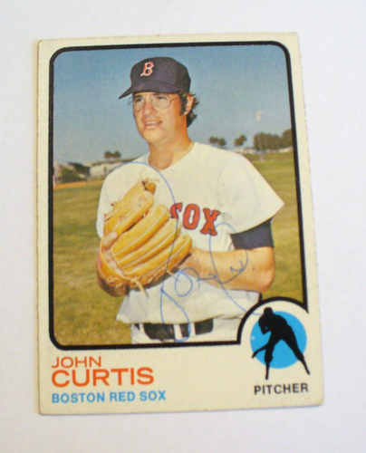 MLB - Topps 1973 Baseball Card #143 - "John Curtis" Autograph ...