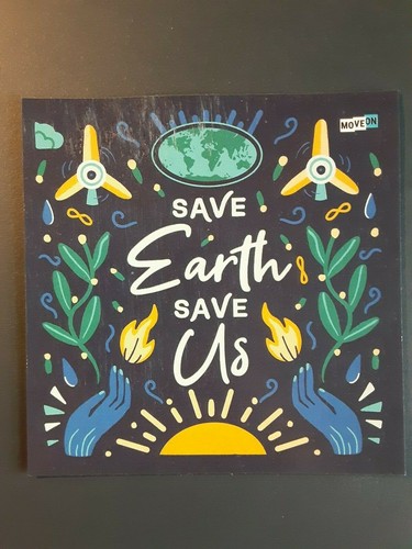 Sticker Save Earth Save Us - Earth Day - Global Warming - Climate ...