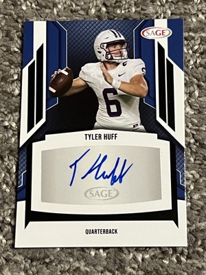 2024 Sage Tyler Huff Autograph Blue Black Furman Paladins Auto #A-TH2 ...