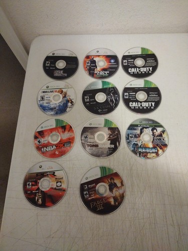Xbox 360 Lot of 11 Disc Only! Read Description Or Look At Pictures. F ...