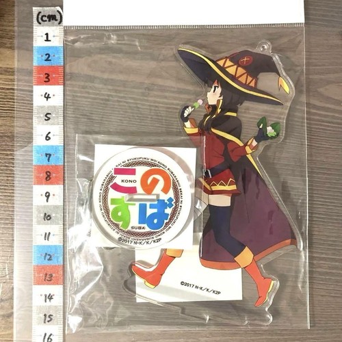 Konosuba Megumin Acrylic Stand Keychain Dango Eating Walk Skip | eBay