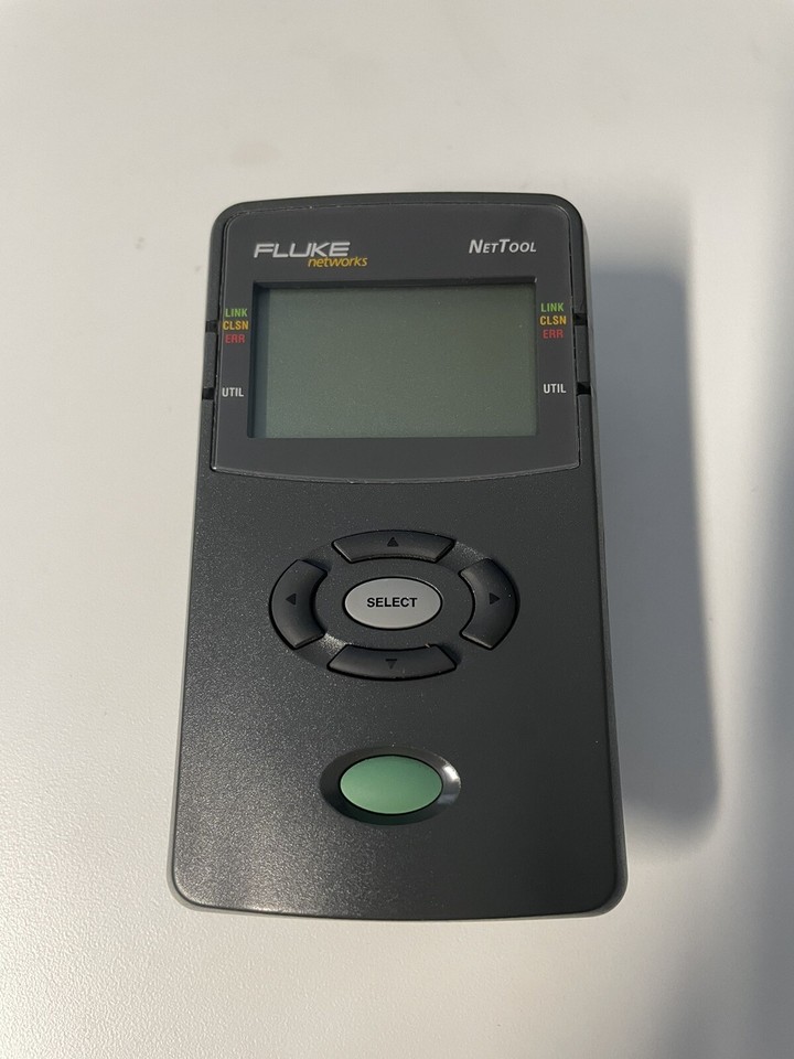 Fluke NetTool 10/100 Inline Network Connectivity Tester. Tested Working ...