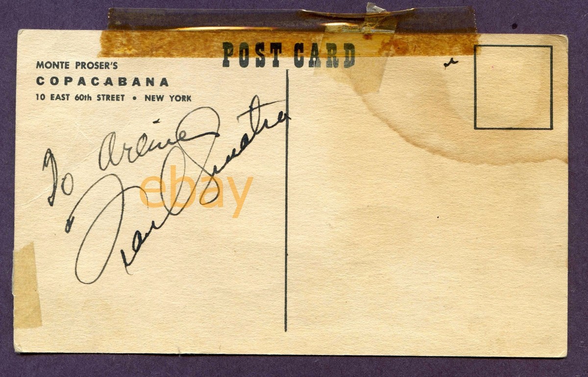 Frank Sinatra Postcard