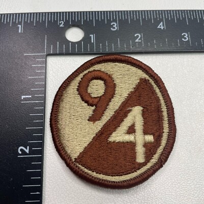 US ARMY 94th INFANTRY DIVISTION Military Patch 001M | eBay