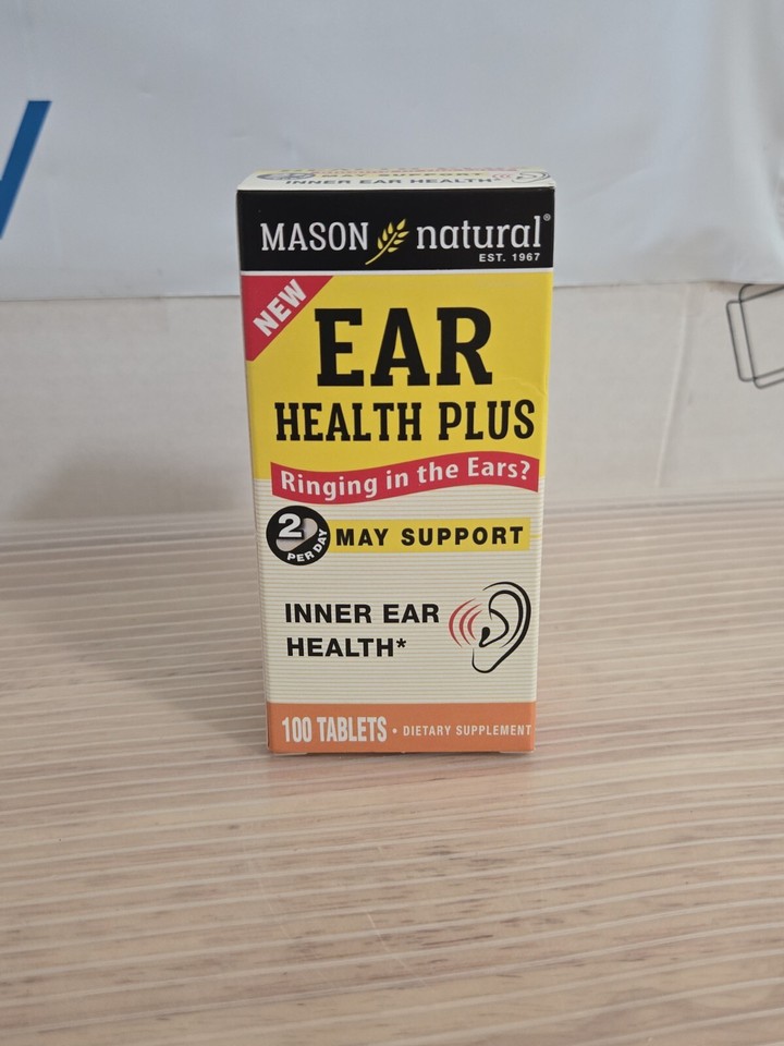 Mason Natural Ear Health Plus, 100 Tablets Inner Ear Health | eBay