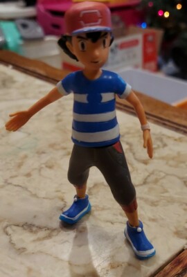 Nintendo Pokemon Ash Figure 3.5" | eBay