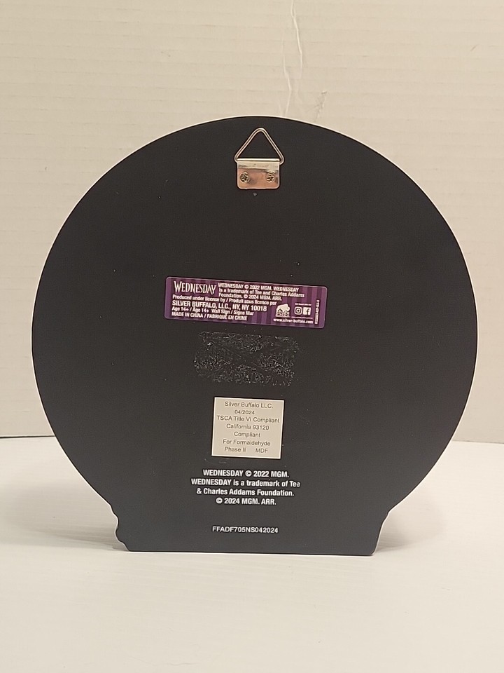 Wednesday 2024 Halloween Wood Hanging Wall Decor Addams Family NEW ...