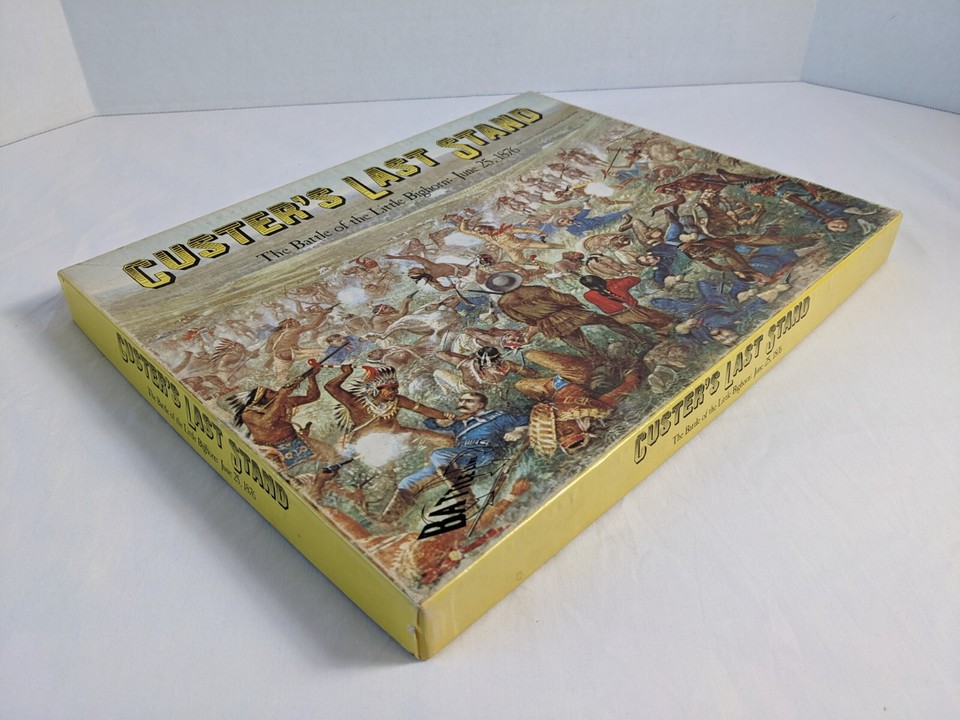 CUSTER'S LAST STAND War Board Game COMPLETE Battleline 1976 OOP Hard To ...