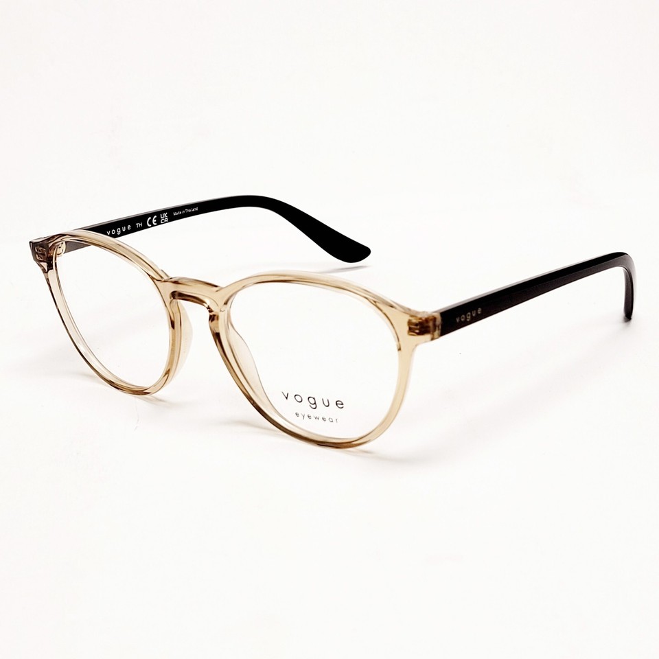 Vogue Eyewear Eyeglass Frames Transparent Round Frame Eyeglasses VO5372 ...