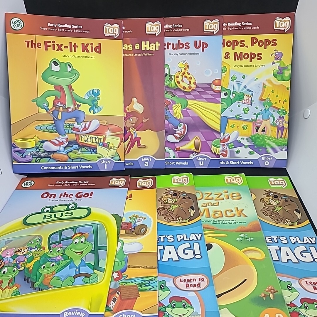 Lot of 9 Variety Leap Frog Reader Tag Books No Pen Great Pre-owned ...