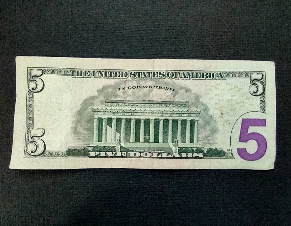 2017 Five 5 Dollar Bill RARE FIND BIRTHDATE Serial Number 04/26/1953 ...