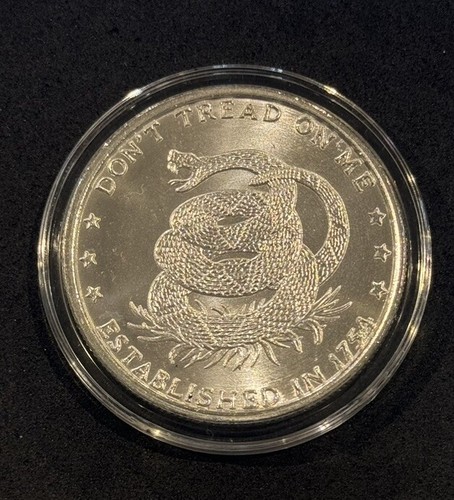 1 oz 999 Fine Silver Round Don't Tread On Me Price Of Liberty In ...