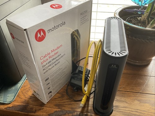 Motorola MG7550 Cable Modem AC1900 WiFi Router | eBay
