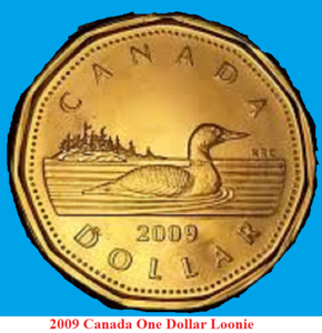 2009 Canada Loonie One Dollar Coin. UNC. $1 Canadian Loon | eBay