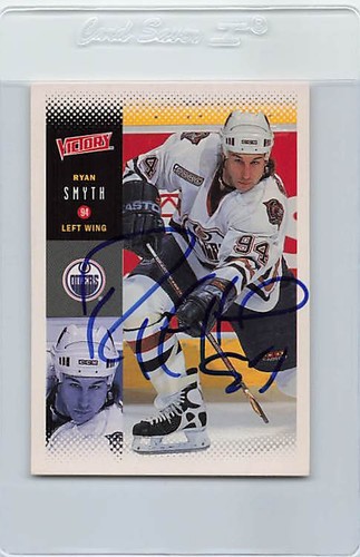 2000/01 Victory #98 Ryan Smyth Oilers Signed Auto *H641 | eBay