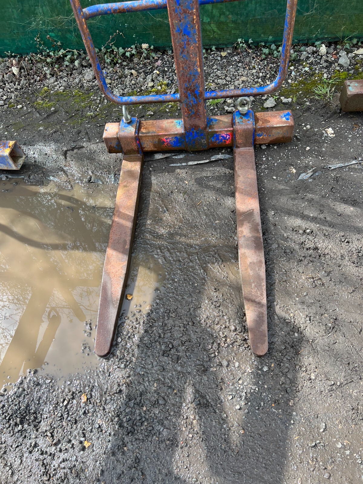 Conquip Pallet Fork Grabs 2000kg Lifting Attachment Digger Crane ...