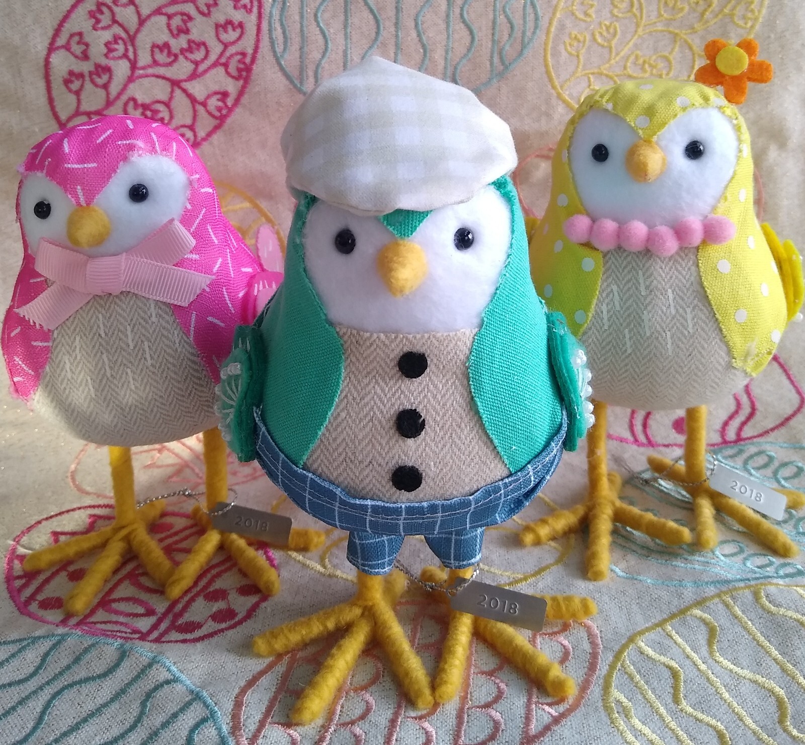 2018 Target Easter Spritz Wonder Shop Birds "Daisy", "Poppy" & "Tulip ...