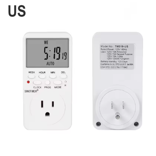 Plug Outlet Electronic LCD Digital Socket Timer Programmable Timer Switch 220V A | eBay