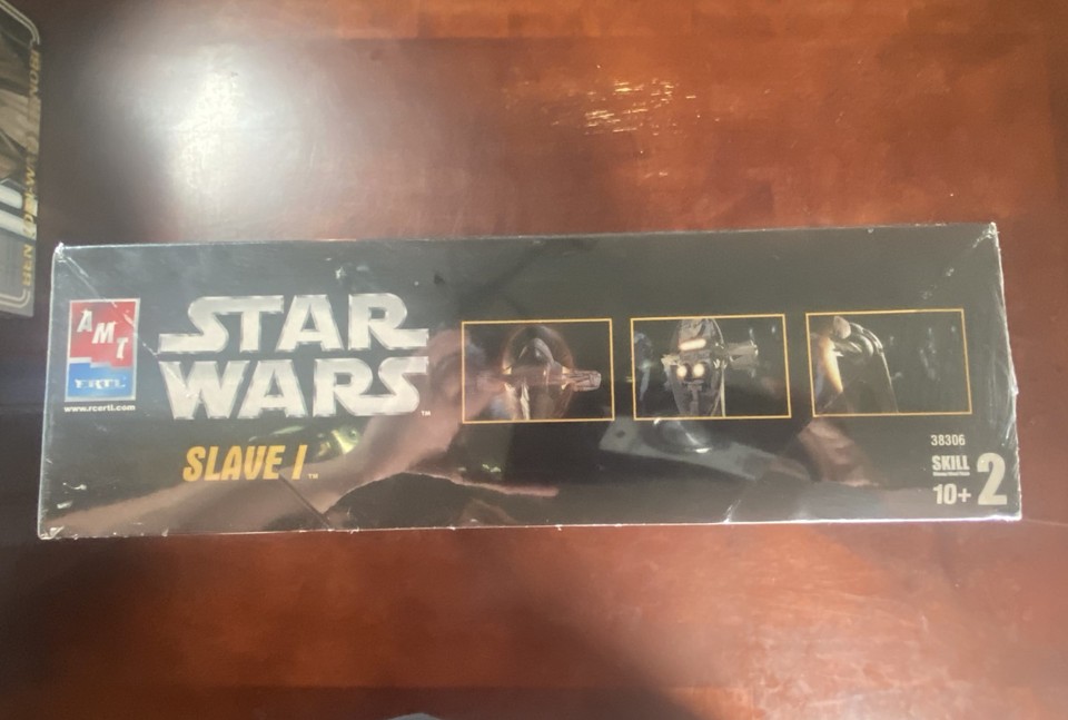 AMT ERTL Star Wars Slave 1 - Firespray - Model Kit 38306 SEALED #E | eBay
