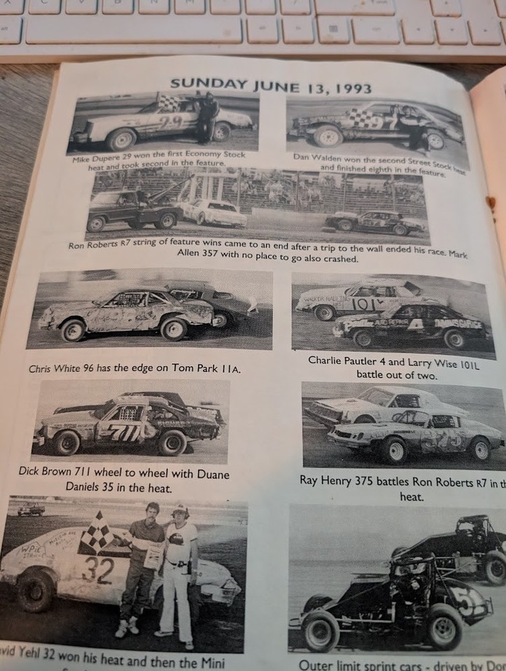 1993 PERRY SPEEDWAY WESTERN NY AREA SOUVENIR PROGRAM. | eBay