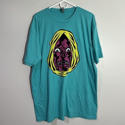 Marvel Dr Doom Superhero Blue Pink Yellow Short Sleeve T-Shirt Mens 2XL ...