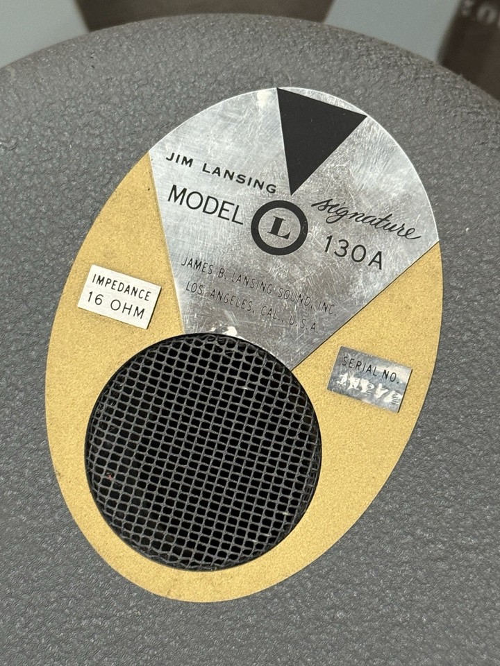 JBL C34 001 Series Vintage Speaker Mid-Century Hi-Fi 130A Woofer N1200 ...