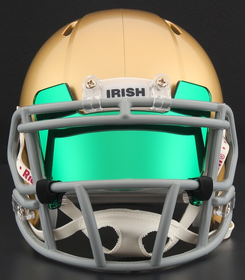 EYE SHIELD / VISOR ONLY! for NOTRE DAME FIGHTING IRISH Mini Football ...