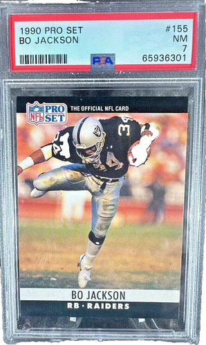 1990 Original PSA 7 Bo Jackson Pro Set Football Card | eBay