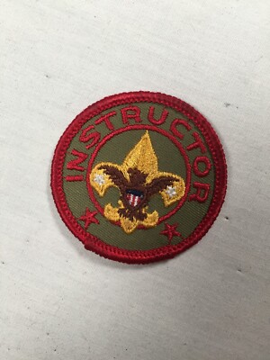 1955-64 Course Twill Instructor BSA Position Patch | eBay