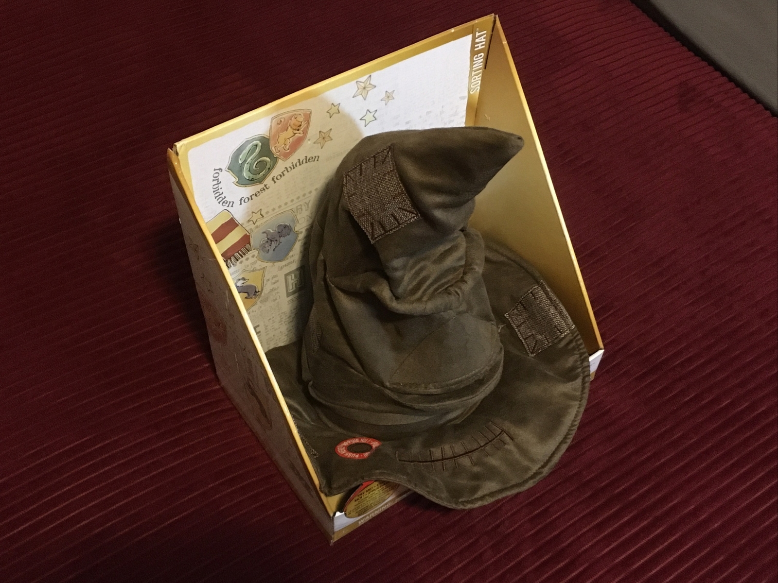 Harry Potter Wizarding World Talking Sorting Hat with 15 Phrases ...