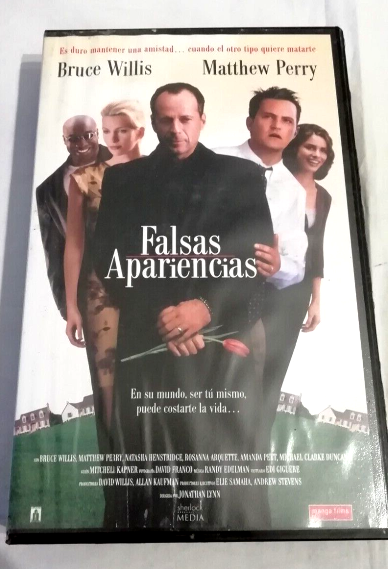 Faux-Semblants Bruce Willis Matthew Perry VHS Film Castillan Pal | eBay